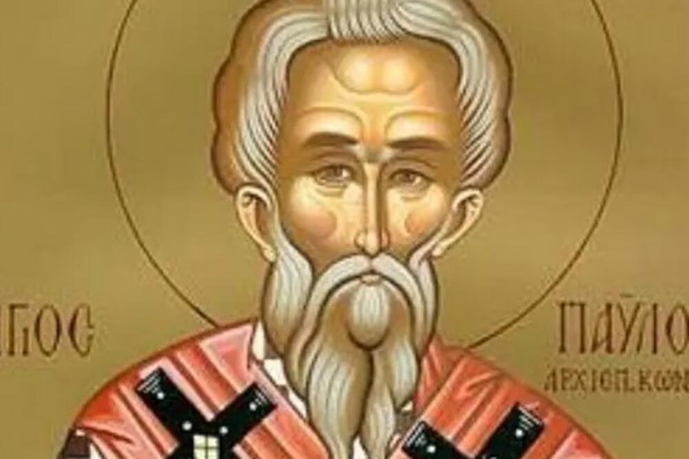 Srpska pravoslavna crkva danas obeležava Svetog Pavla Ispovednika ...